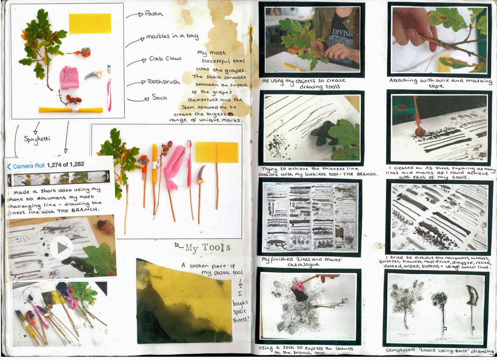 A Look Inside My Art Foundation Sketchbook | Dreams and Colour Schemes